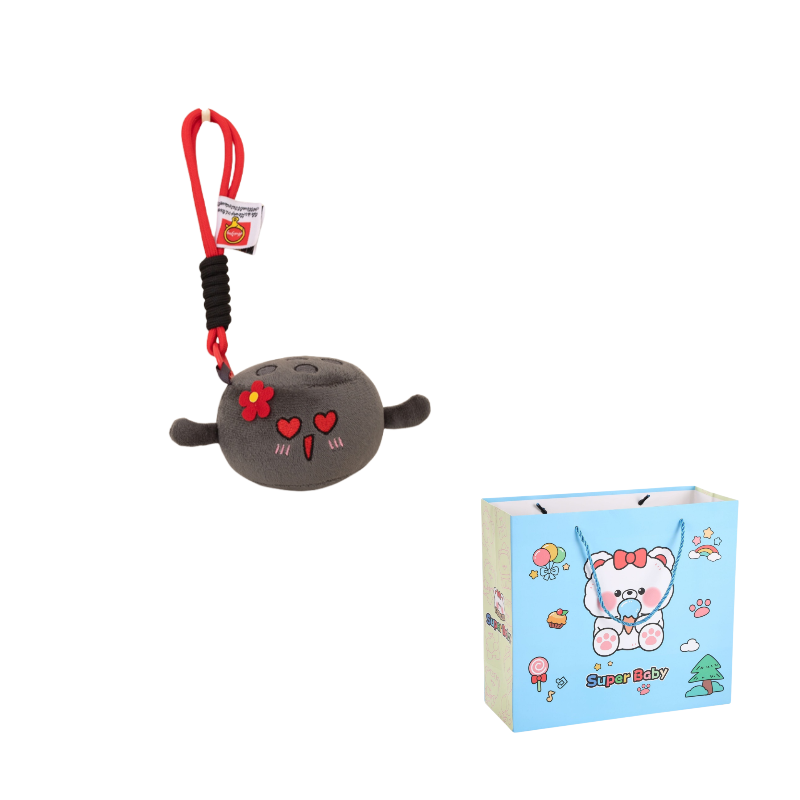 Милые креативные куклы из угольного шара унисекс BANLI, 15 см, Heart Eye Coal Ball