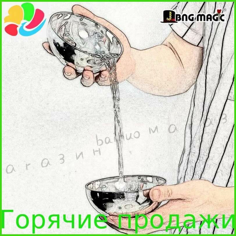 Магический реквизит/Аксессуар для фокусов/Двойная миска с водой. 2 шт.