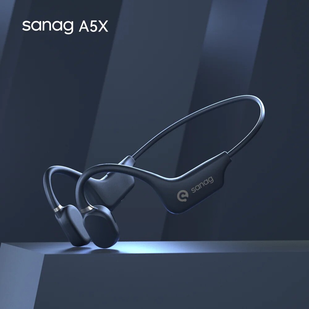 Sanag A5X Беспроводные спортивные костные наушники Черный, Синий