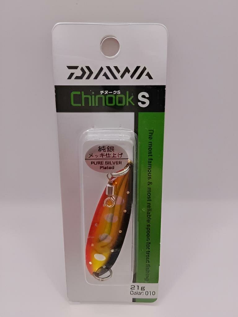 Колеблющаяся блесна Daiwa Chinook 21 г, 60мм для ловли окуня, щуки и жереха