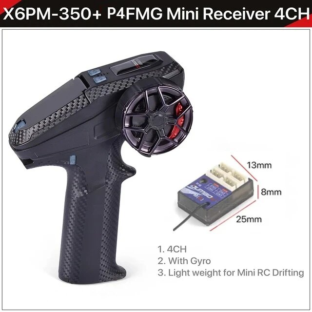 DUMBORC X6PM-350 2.4ГГц 6-канальный радиоуправляющий комплект X6PM-350-P4FM(G)