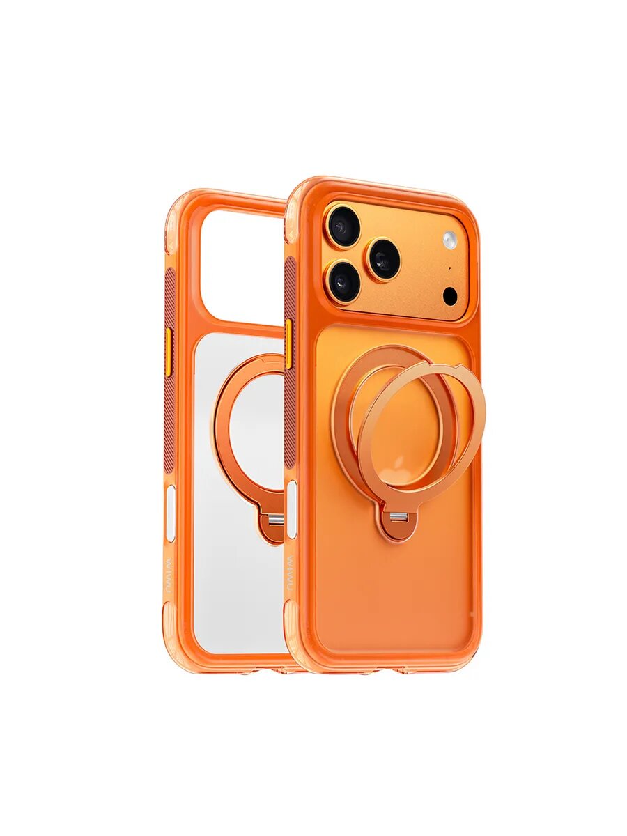 Чехол для iPhone 17 Pro с кольцом-подставкой