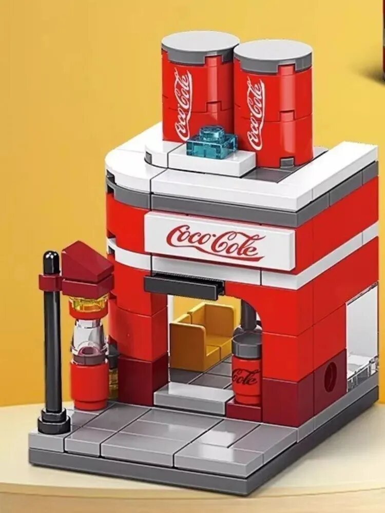 Конструктор Сity Street, магазин Cola, 103+ деталей