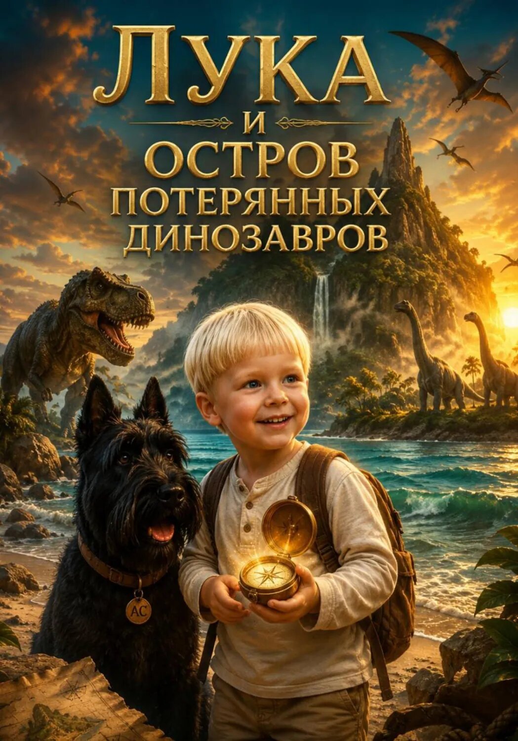 Лука и остров потерянных динозавров [Цифровая книга PDF]