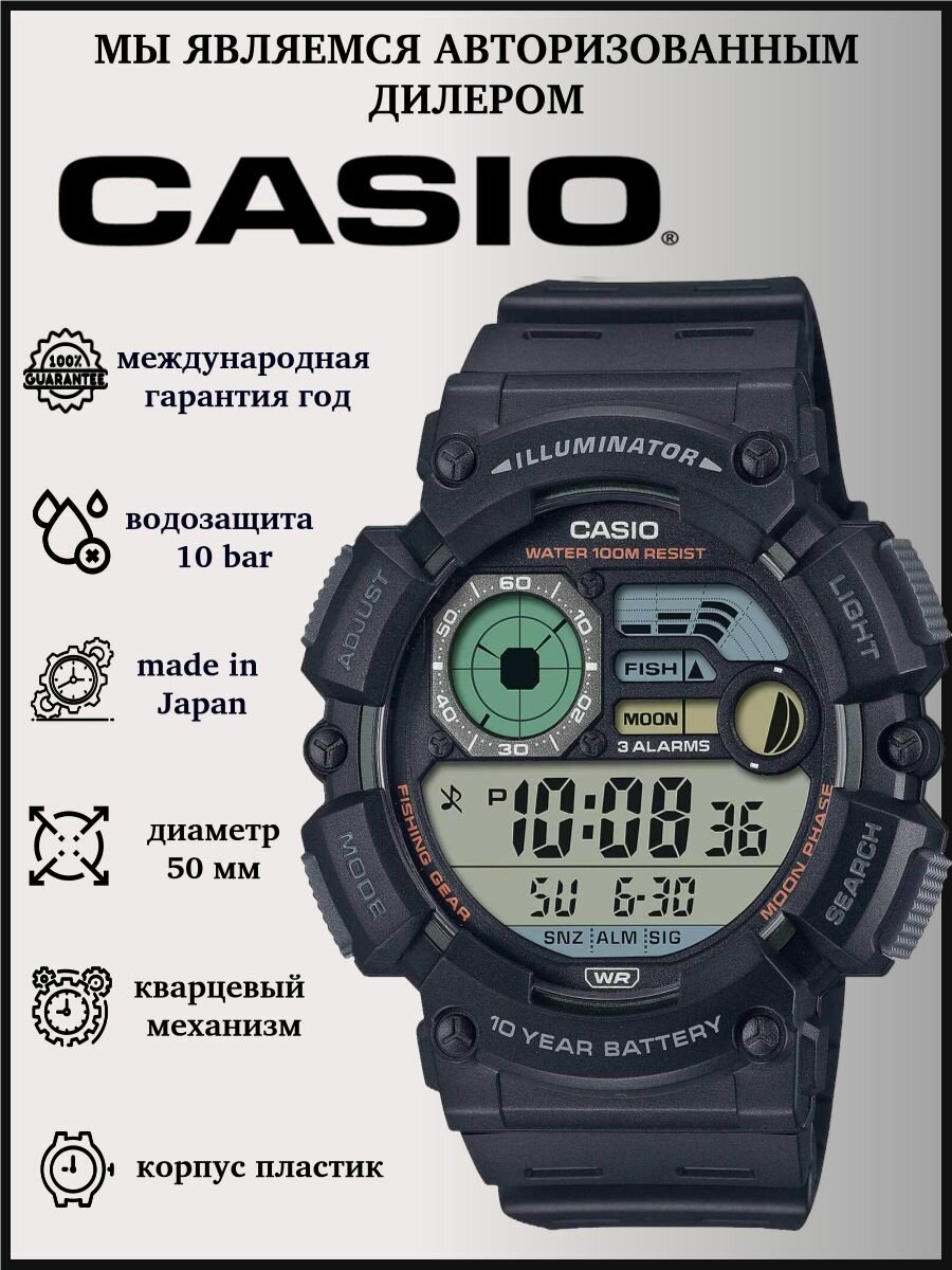 Часы CASIO WS-1500H-1A