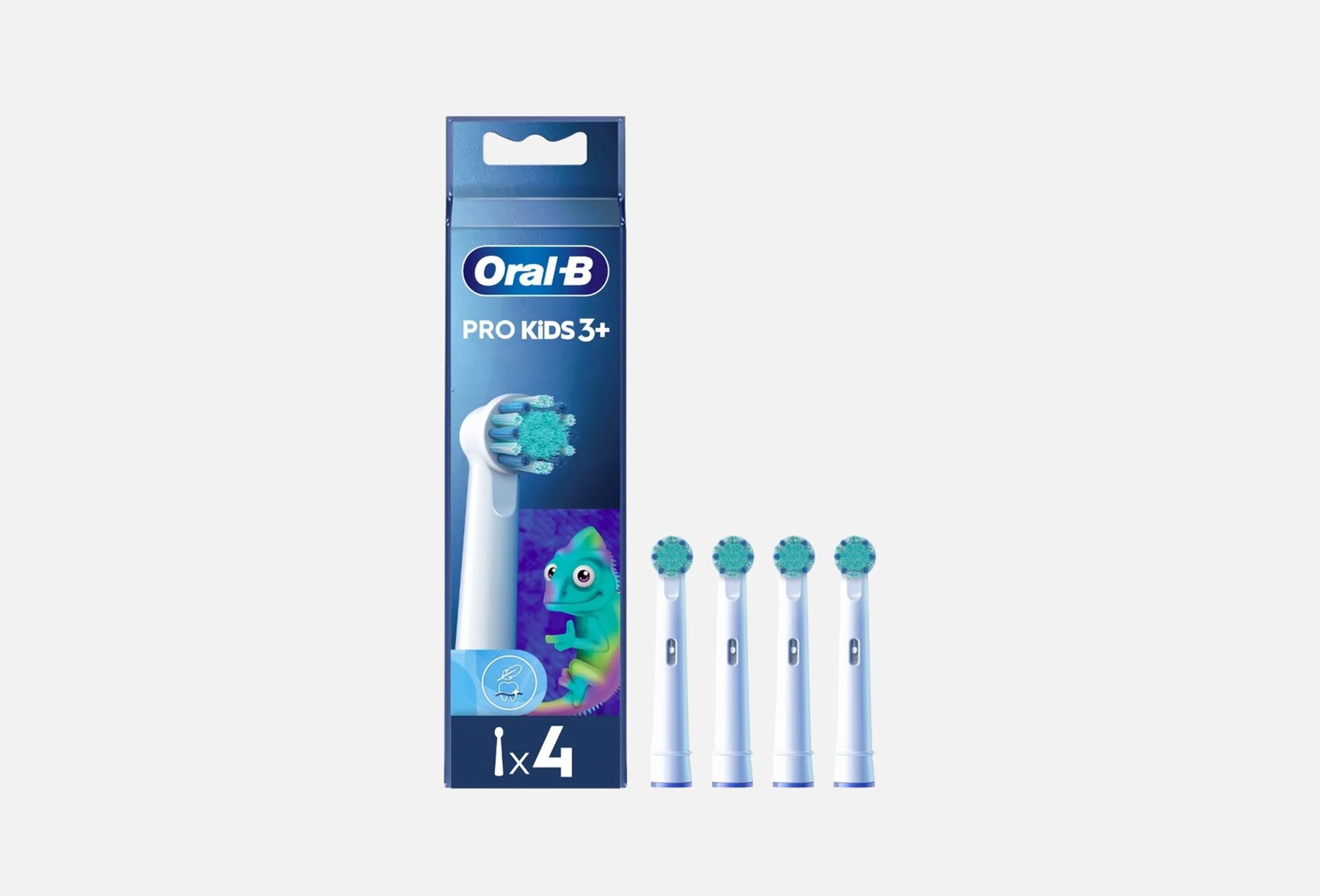 Oral-B PRO Kids EB10S Сменные насадки для электрической зубной щетки 1шт Chameleon