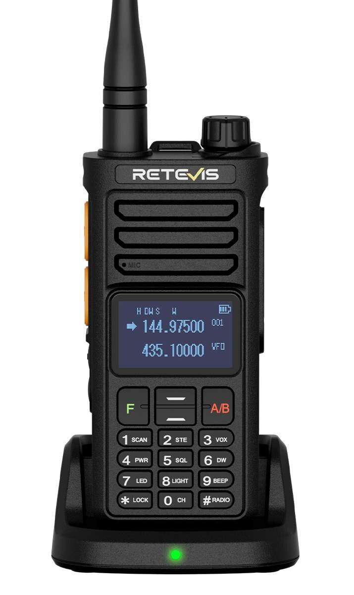 Рация портативная Retevis RA89R, 10W, VHF/UHF, 200 каналов, IP68