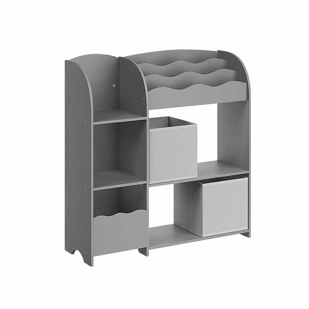 Шкаф-стеллаж SONGMICS детский, 30 x 93 x 100 см цвет серый, GKR042G01