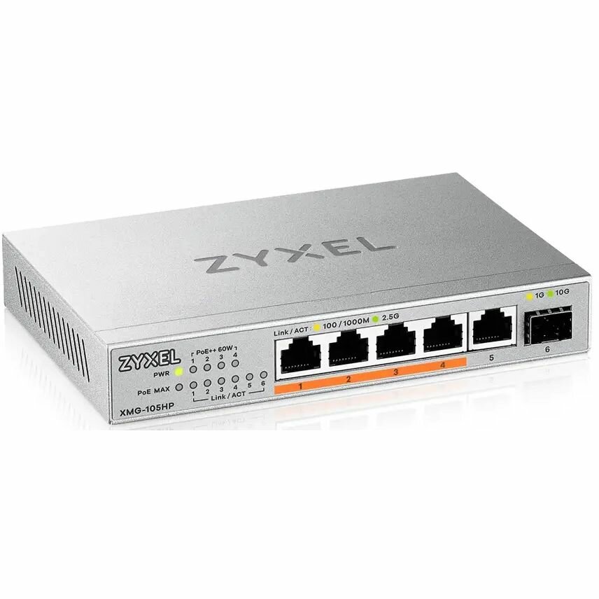 Коммутатор Zyxel XMG-105HP-EU0101F
