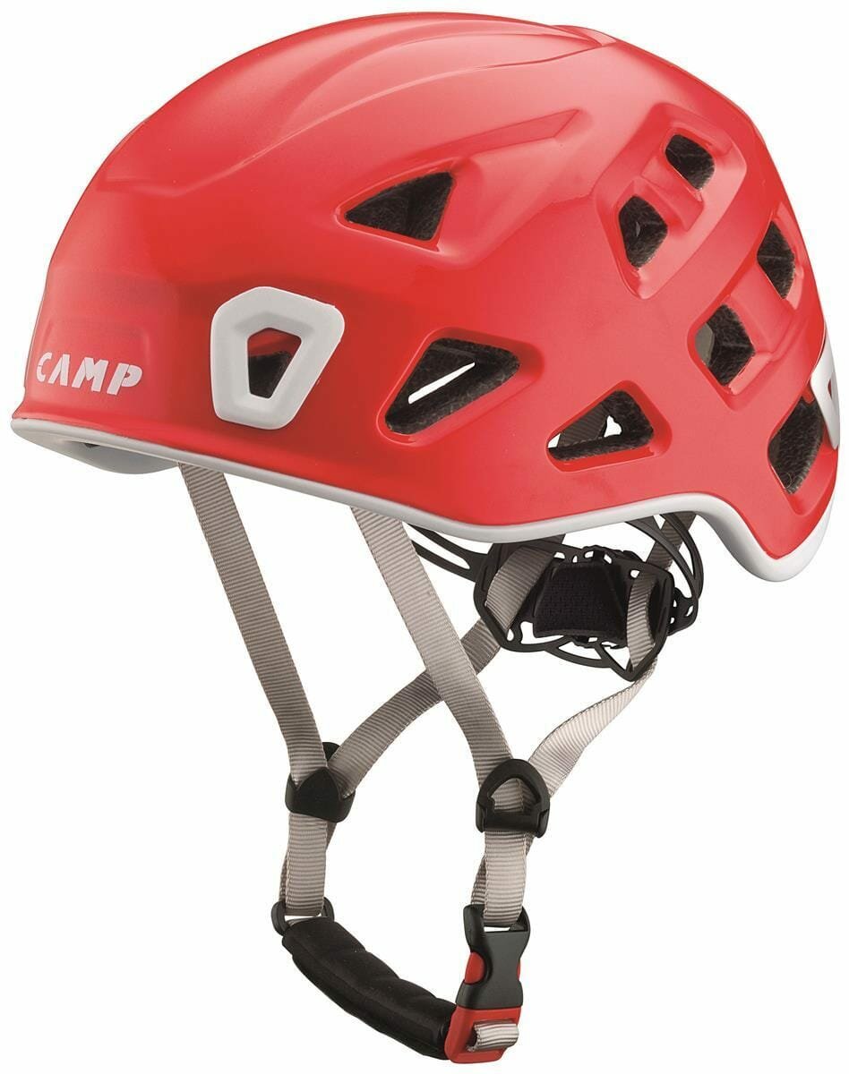 DECATHLON шлем защитный CAMP Storm, черный/серый/красный, размер L