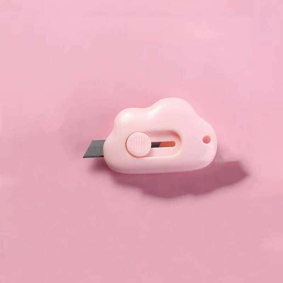 1 шт. Mini Pocket Cloud Art многофункциональный нож для резки бумаги, упаковки, сменным лезвием, канцелярский инструмент.