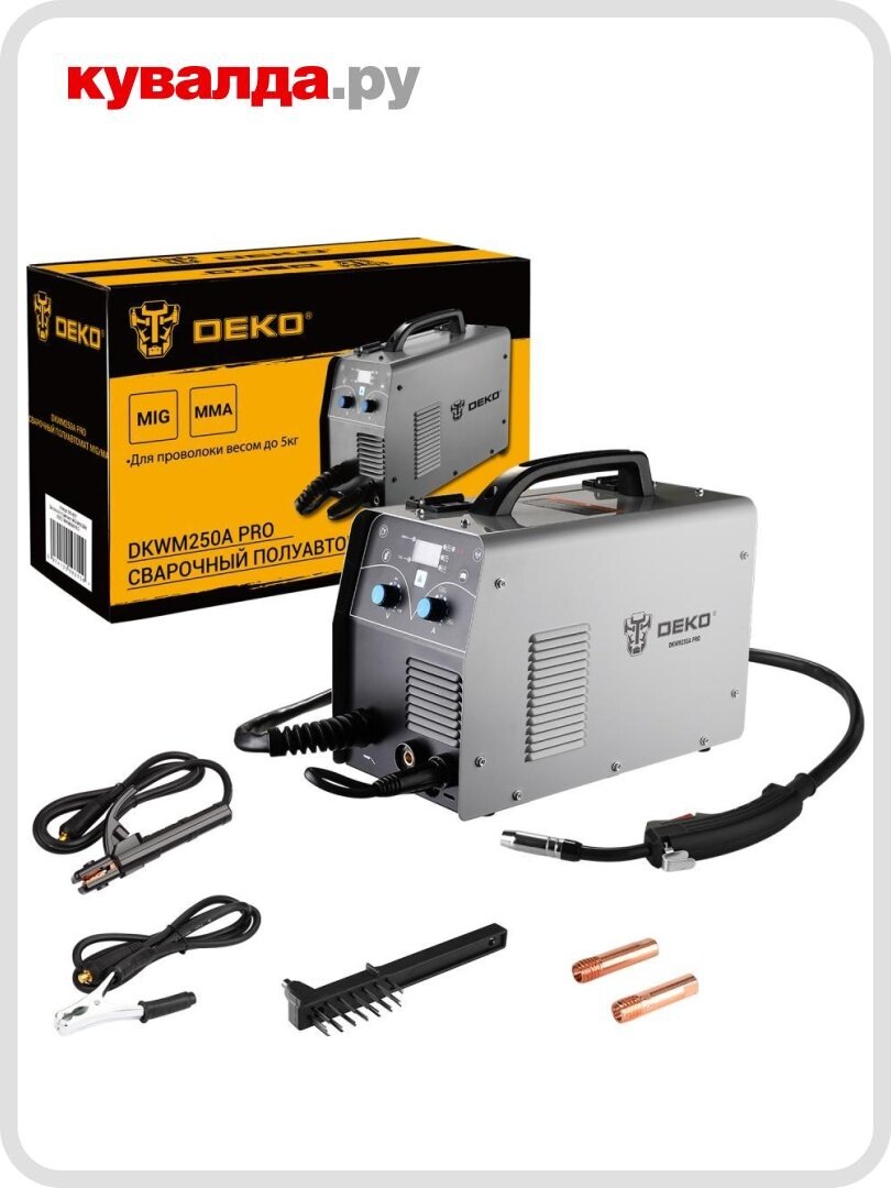 Сварочный полуавтомат DEKO DKWM250A PRO