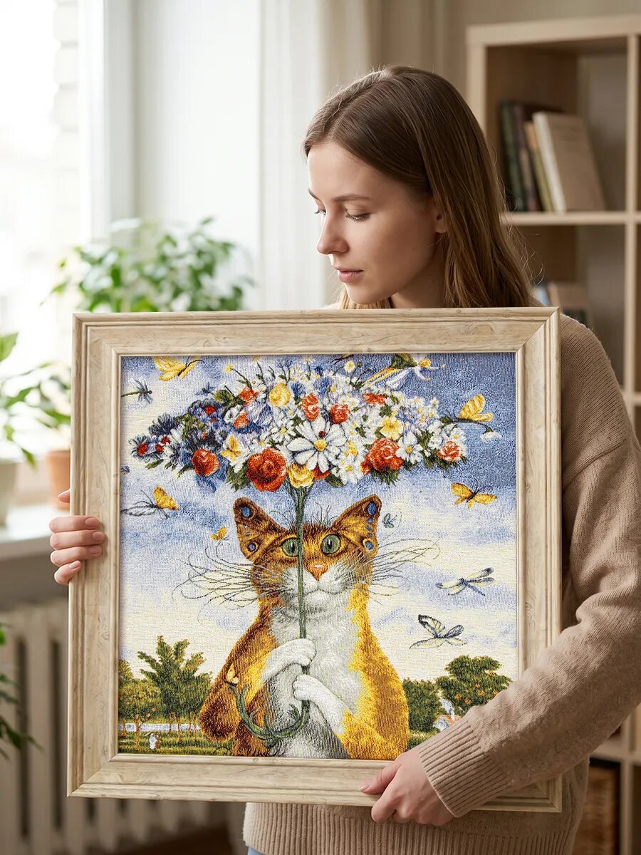 Картина из гобелена 39х39 "Ухантик"