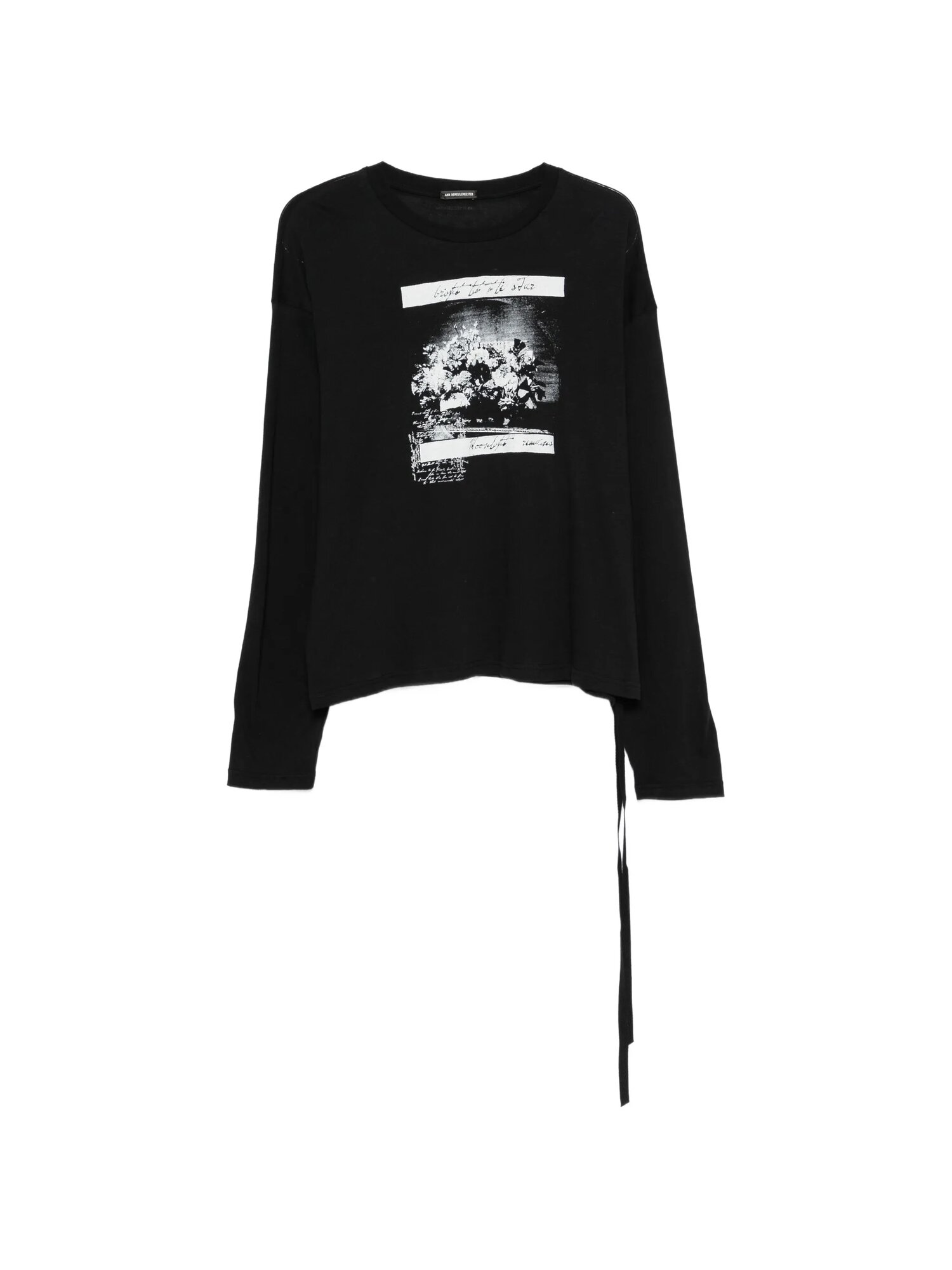 Топ Graphic-print long-sleeve top