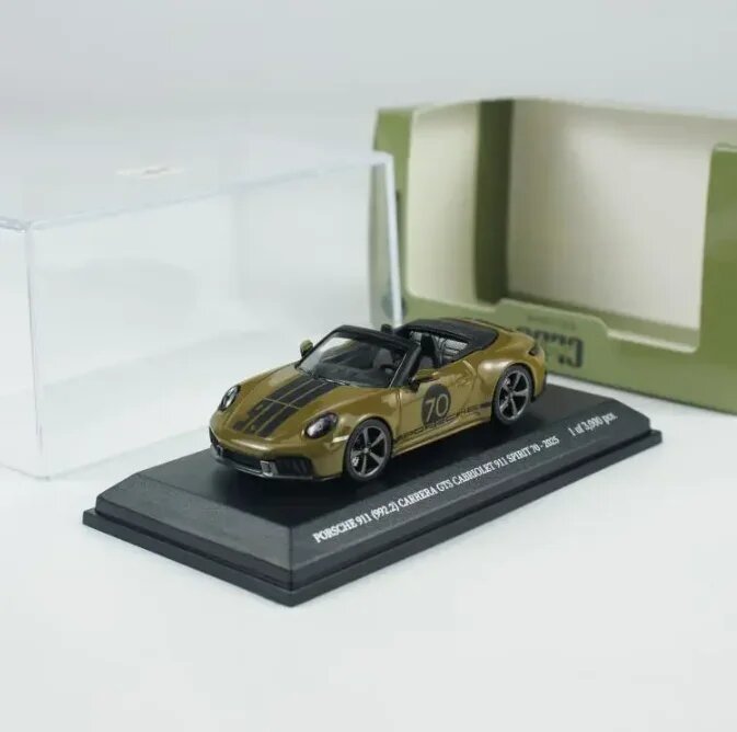 WELLY 1:64 Porsche 911 992 Carrera GTS Cabriolet металлическая модель автомобиля
