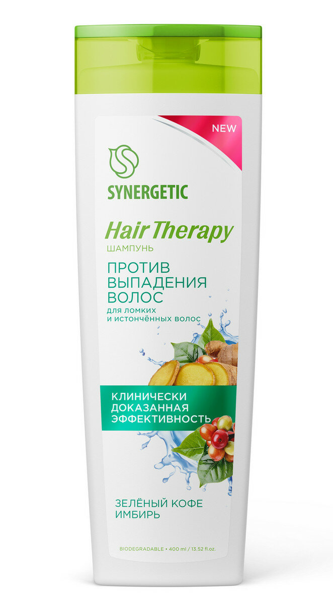 Шампунь Synergetic Hair Therapy против выпадения волос, 400мл (4 шт)