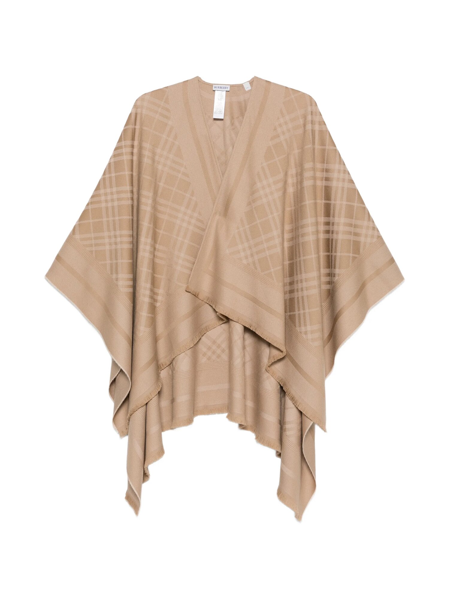 Накидка Check-pattern cape