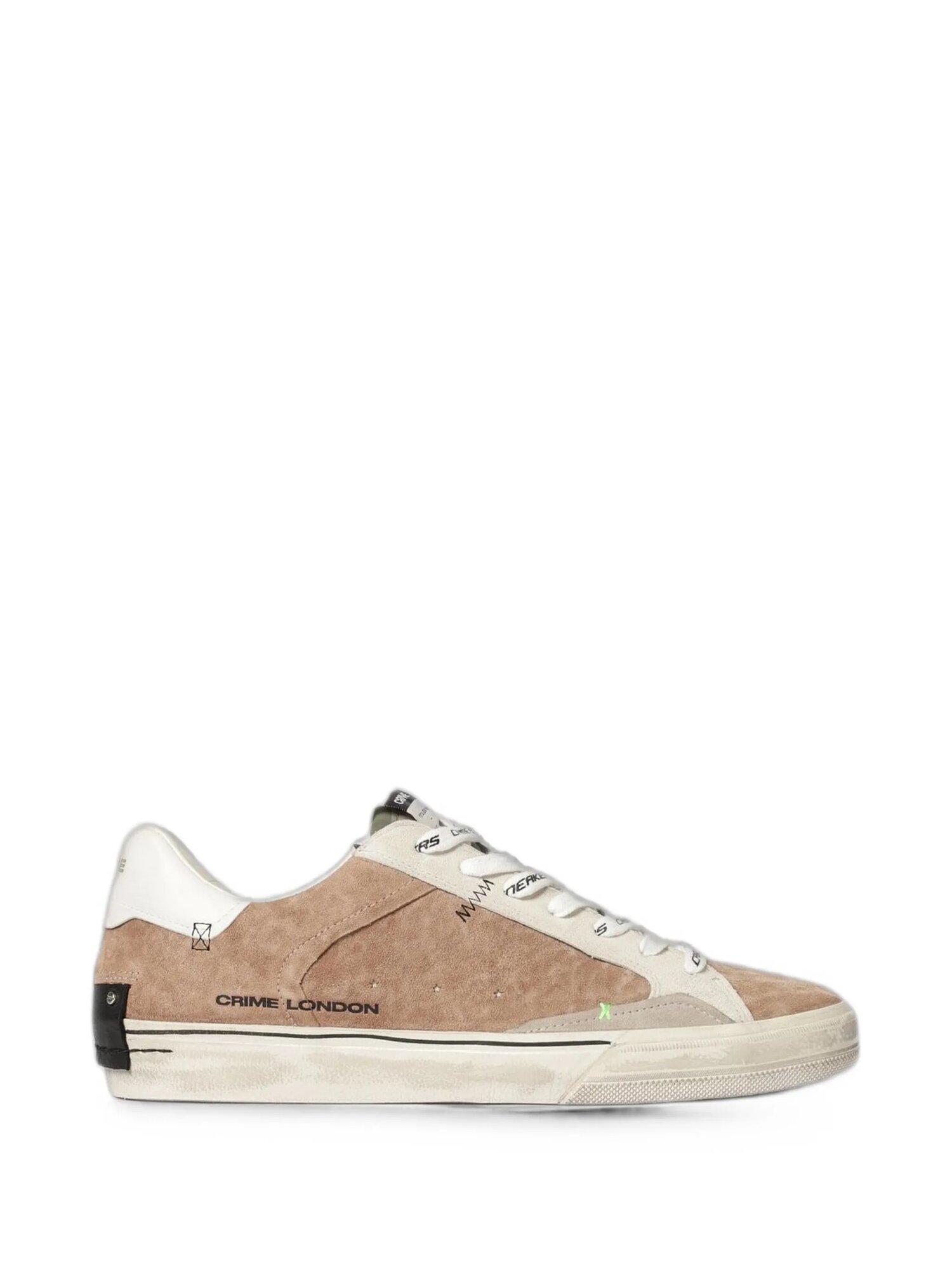 Кроссовки Deconstructed suede sneakers