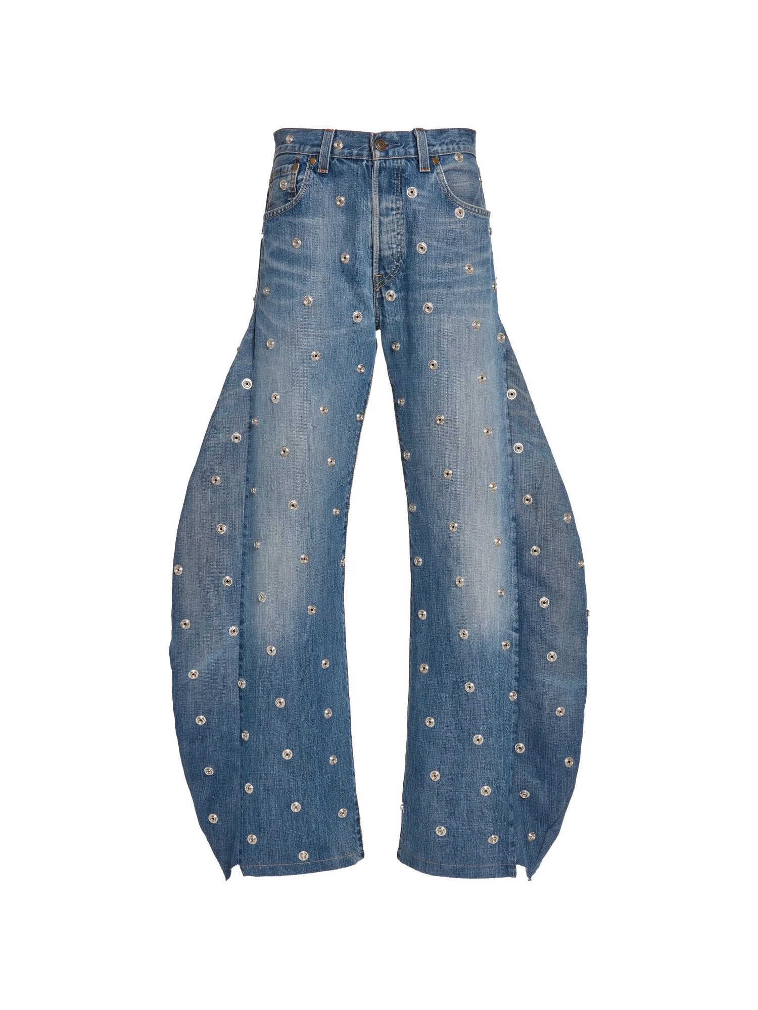 Джинсы Studded side-insert jeans 