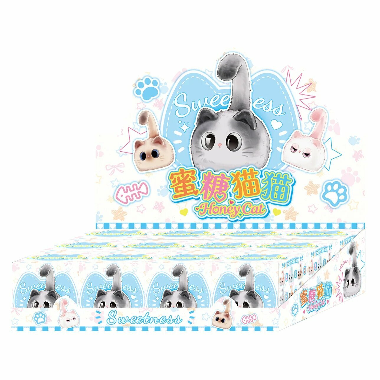 Коллекционная Серия Honey Cat: Сюрприз-бокс — Модная Настольная Игрушка С Флокированием, Креативный Подарок Для Декора Дома