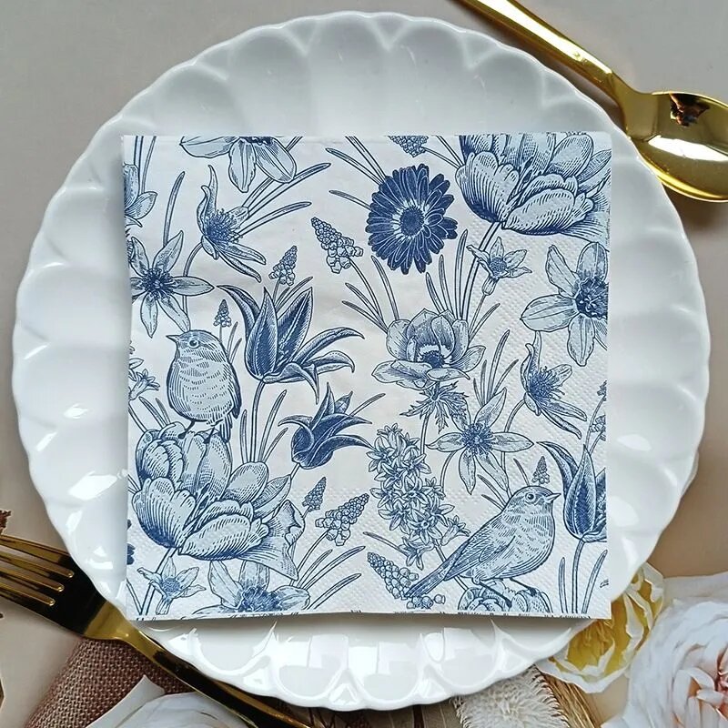 Бумажные салфетки, 20 шт.