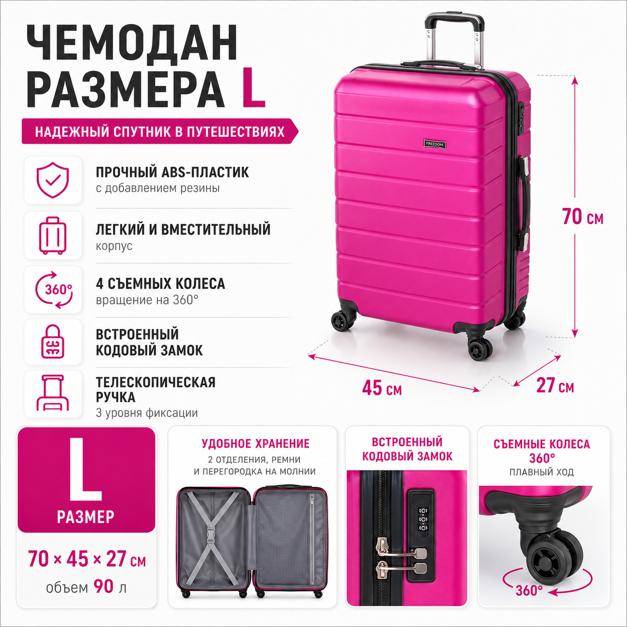 Чемодан Freedom