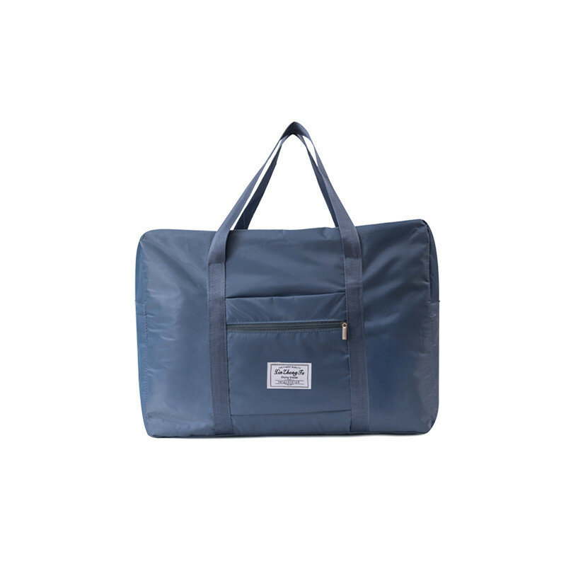Travel duffel bag with cube shape and lightweight design for business trips brand unknown blue 36x29x13cm