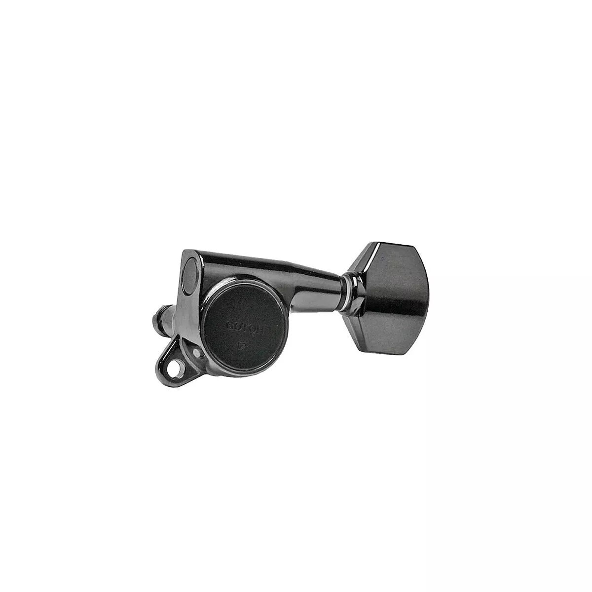 Колки локовые, автозажим, 6 в линию, черный хром, Gotoh SG381-MG-07-CK-(L6) schaller style