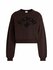 Свитер PATOU Logo-patch cropped sweater, размер 44