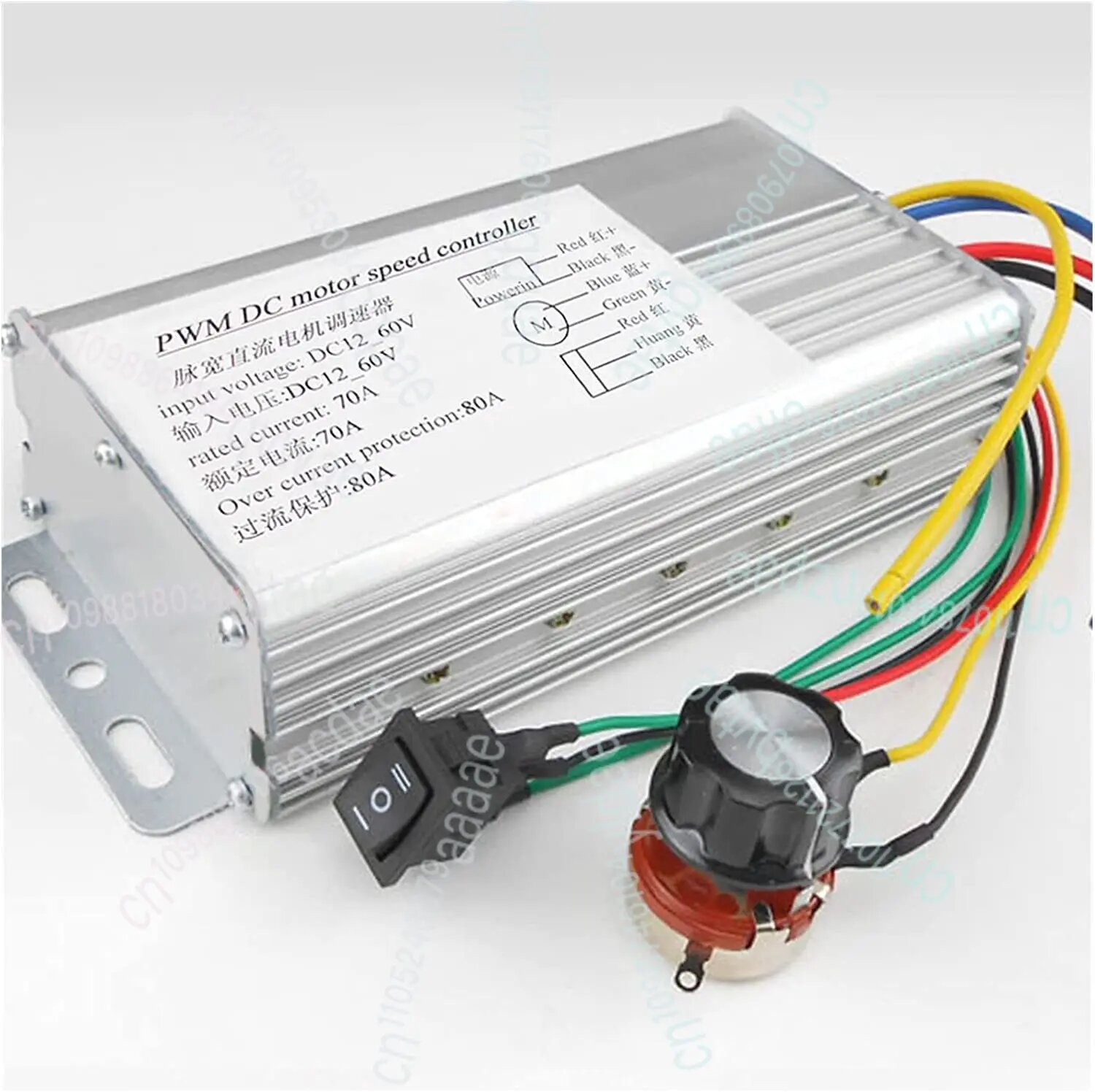 Контроллер двигателя DC 4000 Вт 12-60 В 70 А