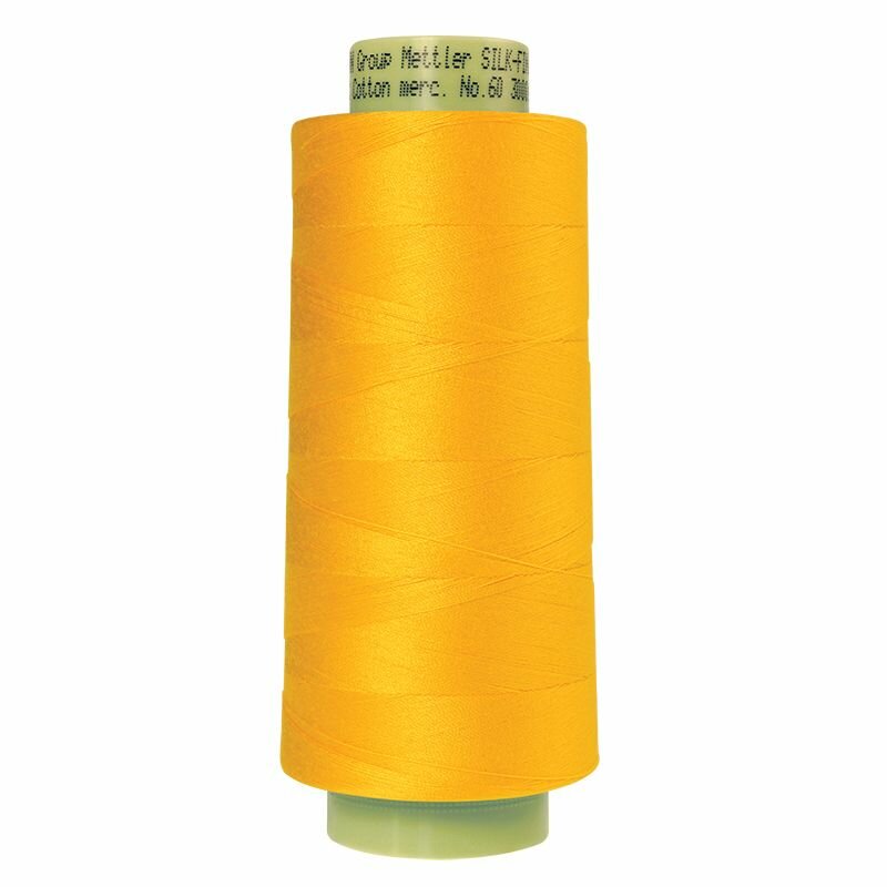 Нить для машинного квилтинга METTLER "Silk Finish", Cotton 60, 2743 м, цвет 0120, Summersun
