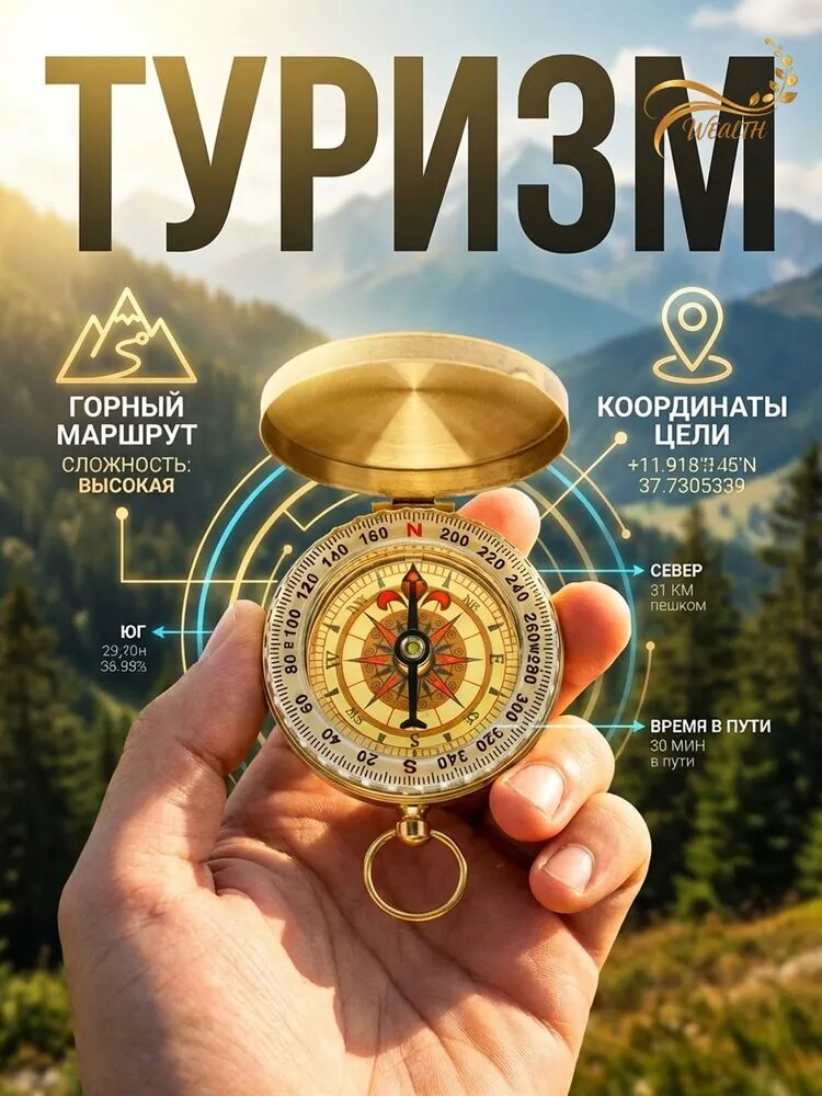 Компас туристический