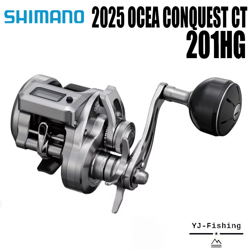 SHIMANO 2025 OCEA CONQUEST CT 201HG Под левую руку Кастинговое Катушка