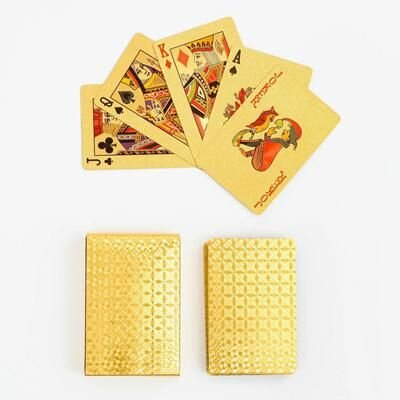 Карты игральные пластиковые Абстракция, колода 54 шт, 9х6 см