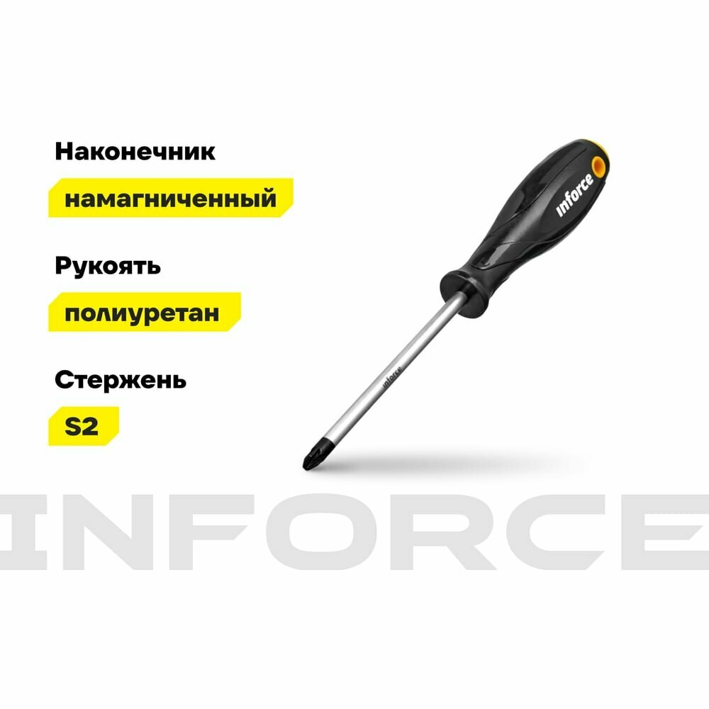 Отвертка Inforce PZ3x125 06-09-65 — фото 1