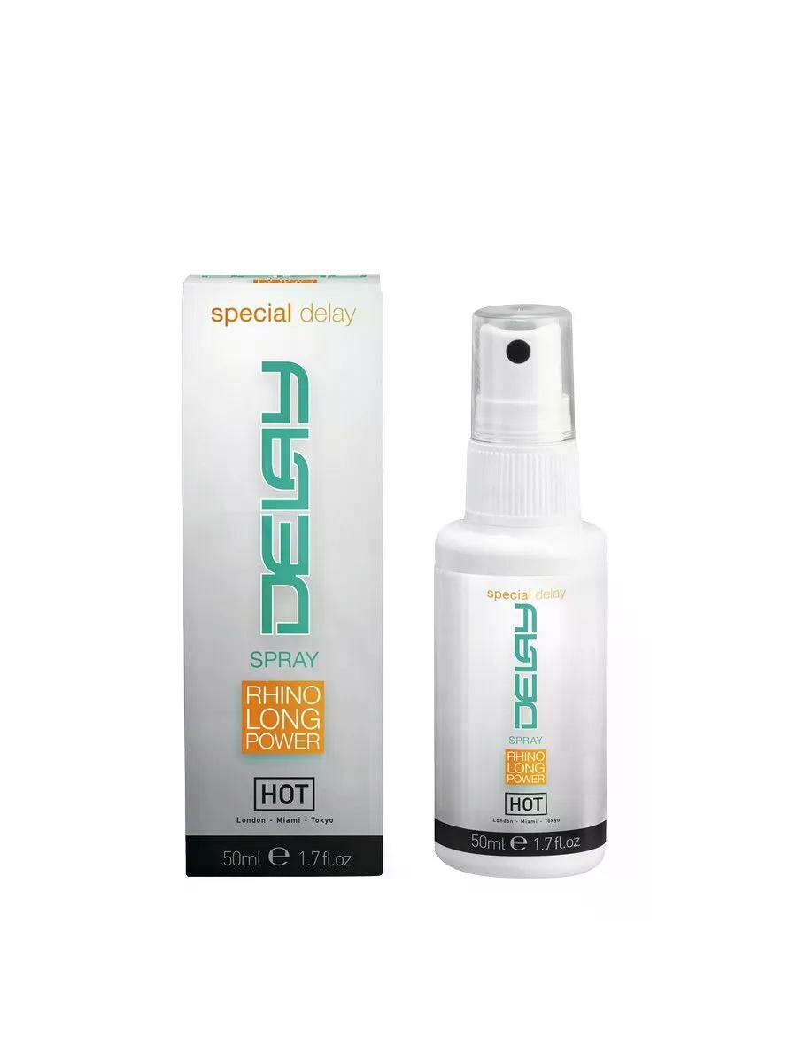 94490 Hot Delay Spray, 50 мл. Спрей для продления эрекции, мужской