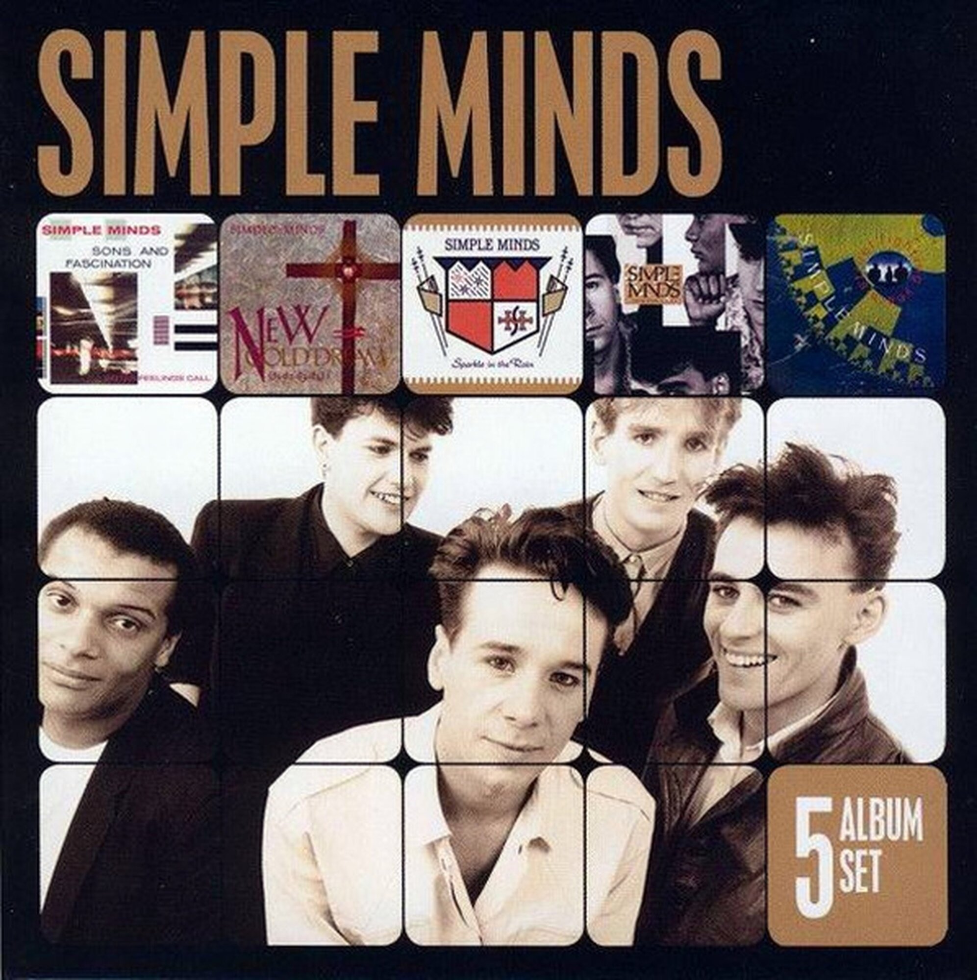 SIMPLE MINDS - 5 Album Set, (5CD, Box Set, Сборник) Компакт Диск