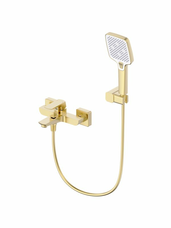 Смеситель для ванны с душем Wonzon & Woghand Forza WW-639031-1-BG брашированное золото, латунь, современный