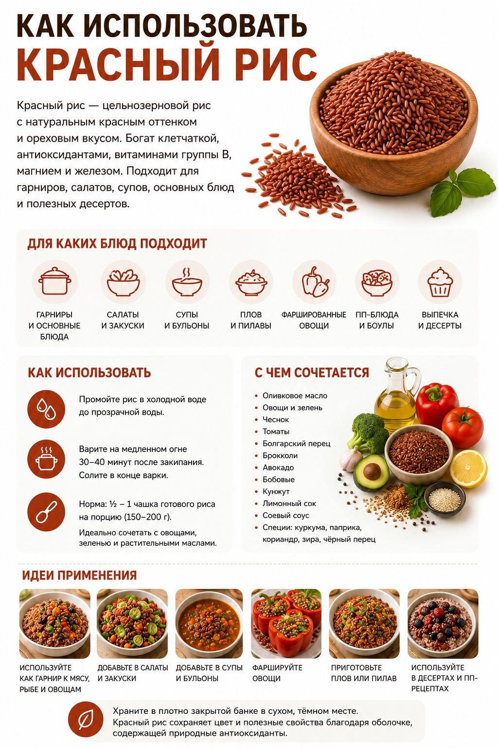Красный рис, 500 гр — фото 1