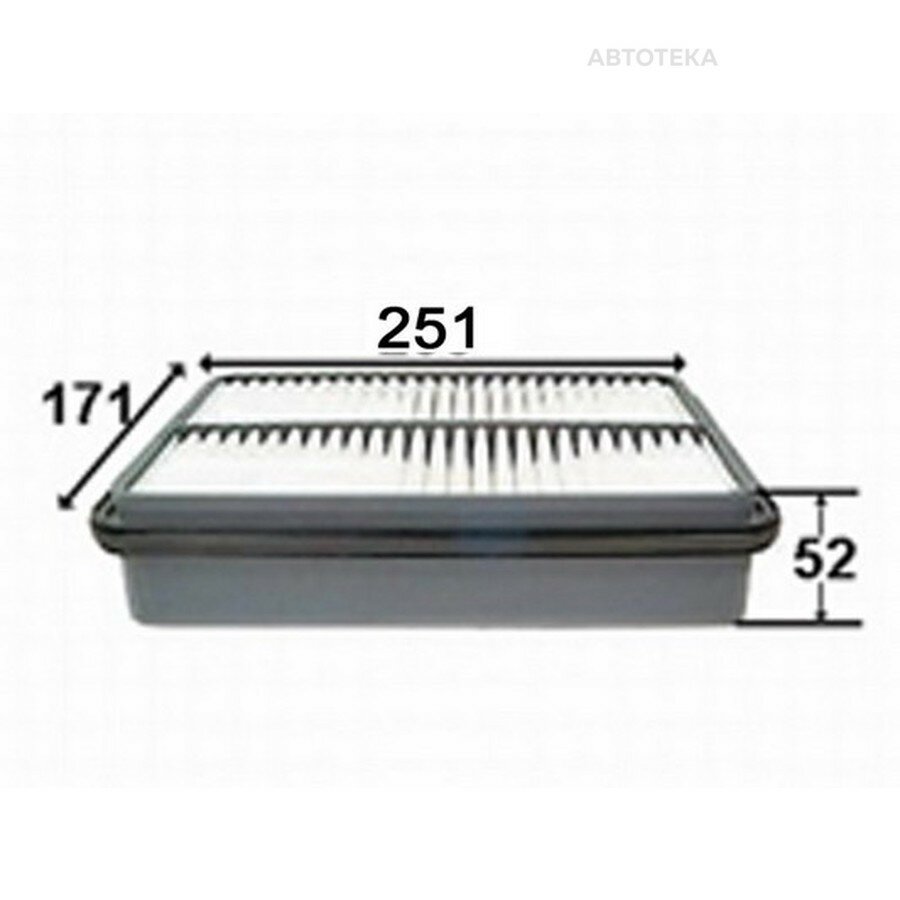 Фильтр воздушный JS ASAKASHI A171J MITSUBISHI OUTLANDER II (CW_W) 2.2 DI-D 177 л. с. 2006 - 2012 OUTLANDER II (CW_W) 2.2 DI-D 4WD 177 л. с. 2006 - 2012 OUTLANDER II (CW_W) 2.2 DI-D 4.