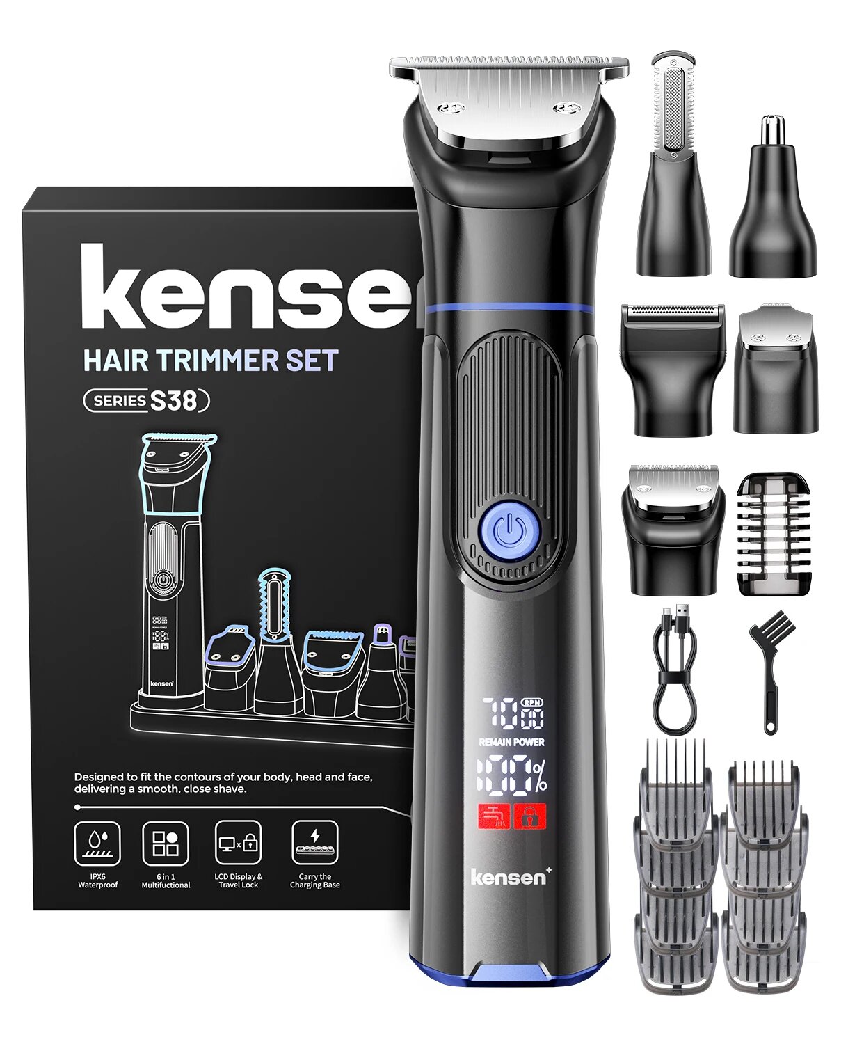 Trimmer Kensen S38 6 в 1 для мужчин