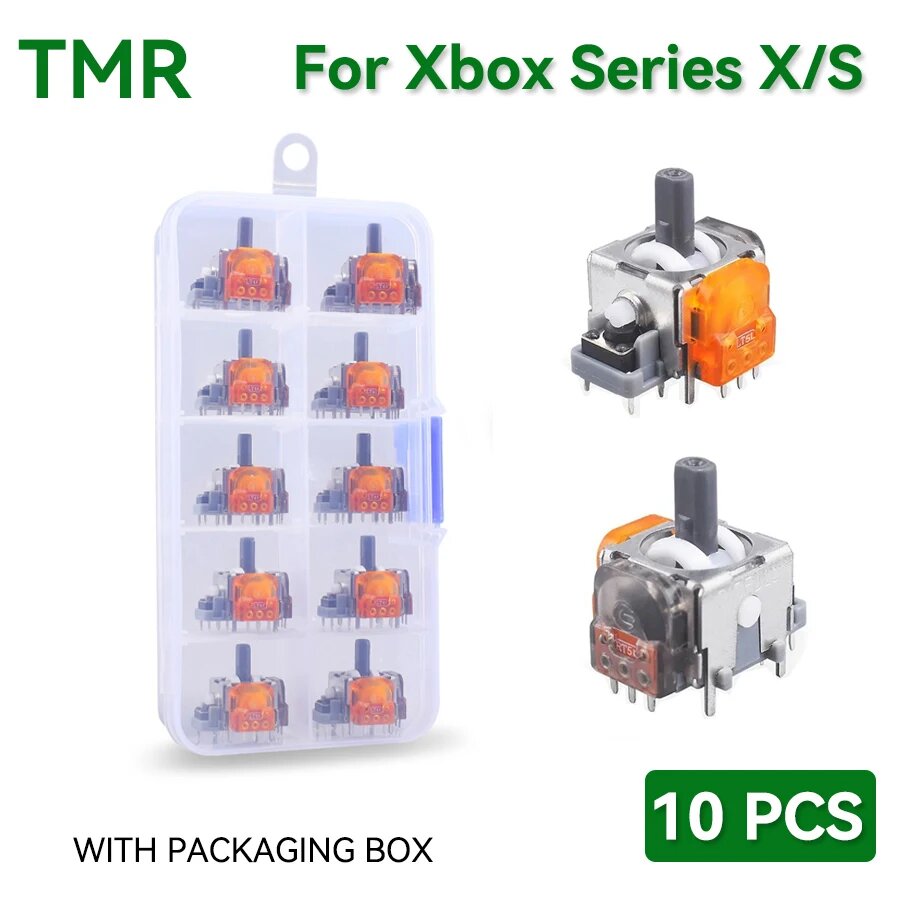 10шт. TMR аналоговые стики для Xbox Series X/S