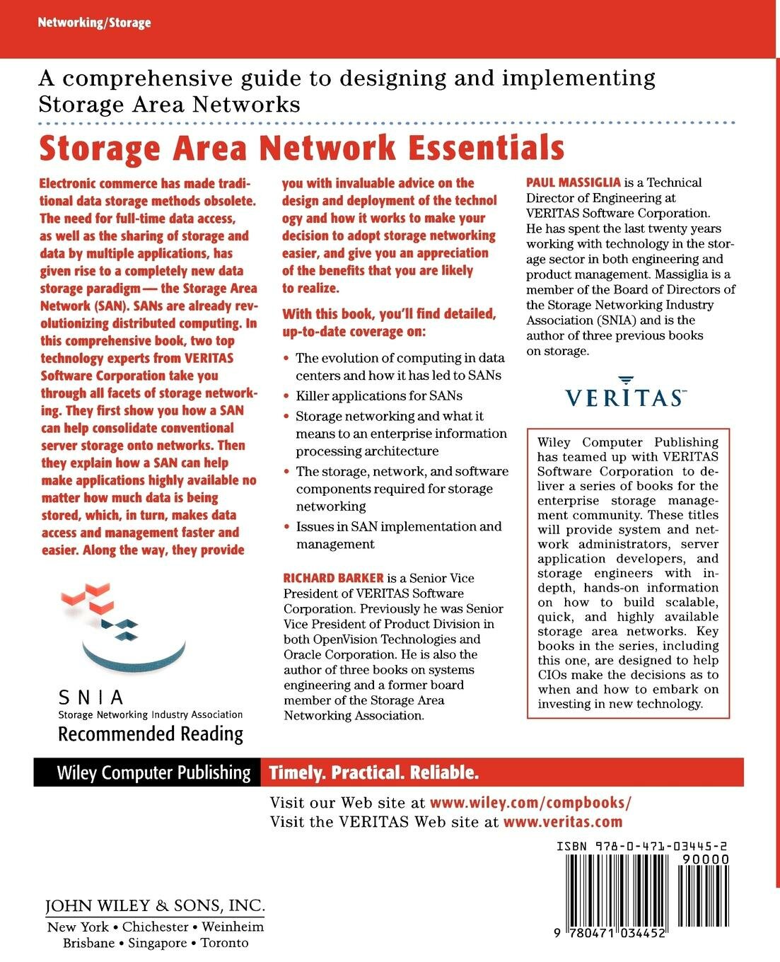 Storage Networking Essentials. A Complete Guide to Understanding & Implementing Sans — фото 1
