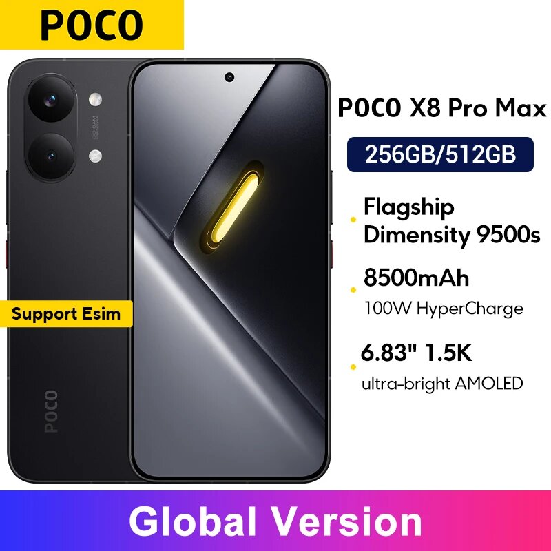 Смартфон Poco X8 Pro Max, 12/256ГБ, global — фото 1