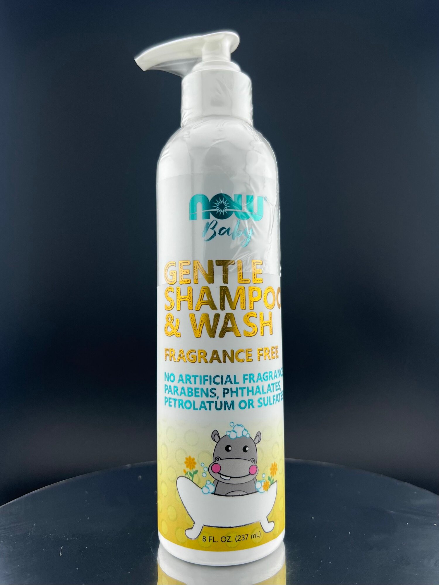 Детский шампунь и гель для купания, Now Foods, Gentle Baby Shampoo & Wash, Fragrance Free, 237 мл
