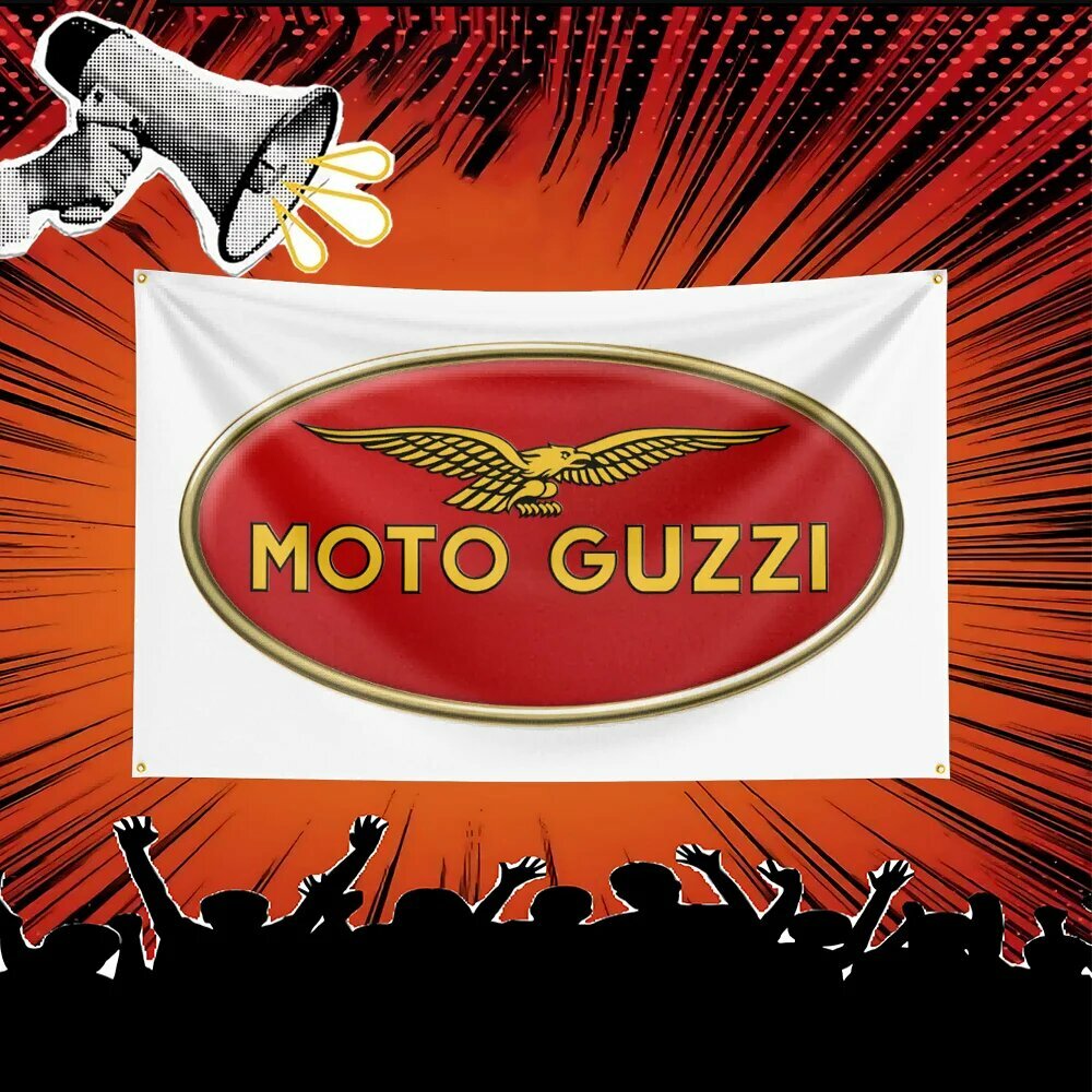 Флаг Moto Guzzi 60x90 см 90 x 150cm, ZH3528 — фото 1