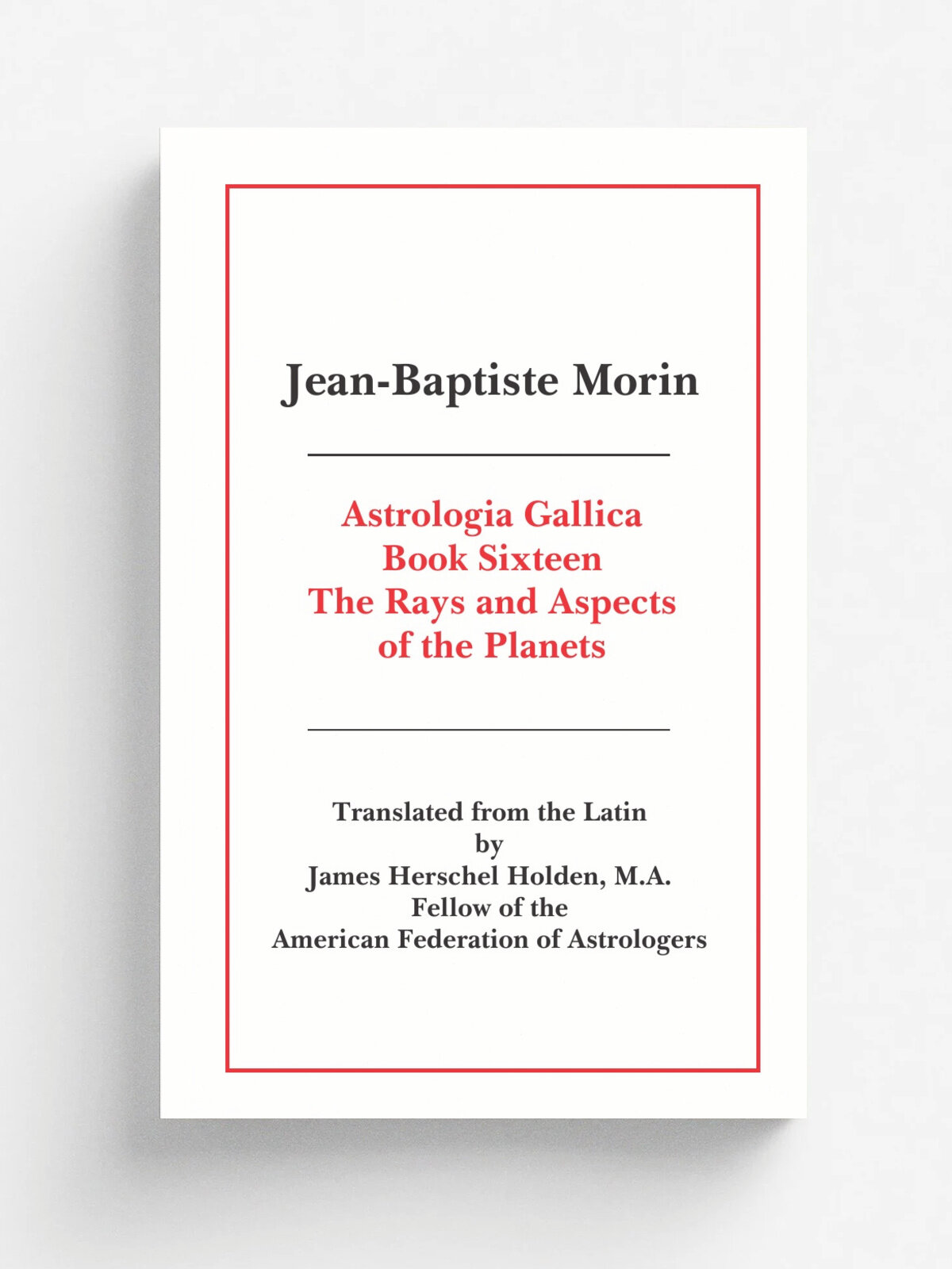 Astrologia Gallica Book 16