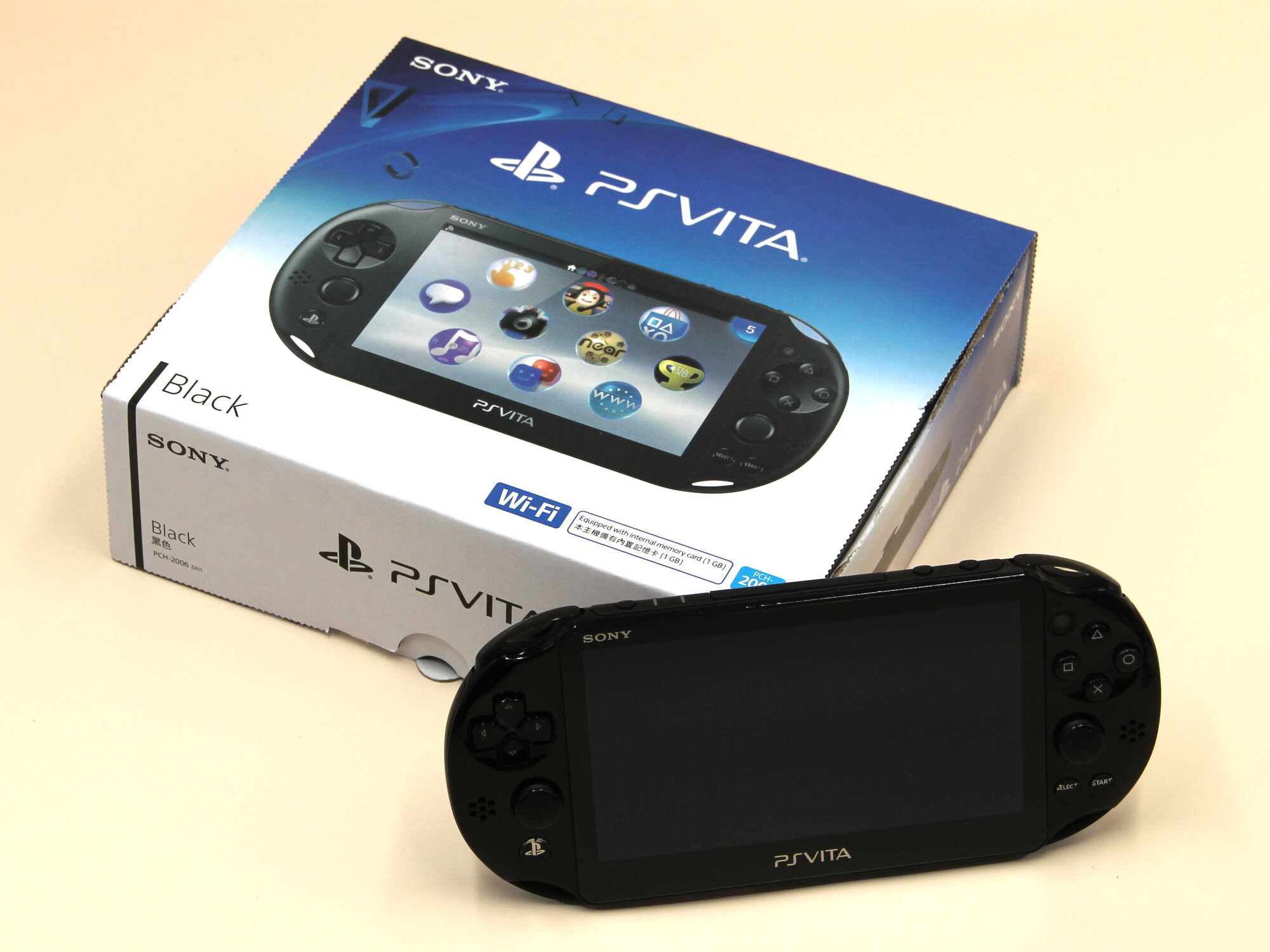 Игровая приставка Sony PlayStation Vita Slim 128 Gb Black В коробке