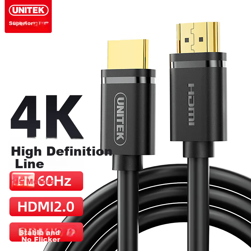 UNITEK HDMI 2.0 1.5 м 4K Ultra HD кабель для телевизора проектора монитора ноутбука передача данных Версия：1,5