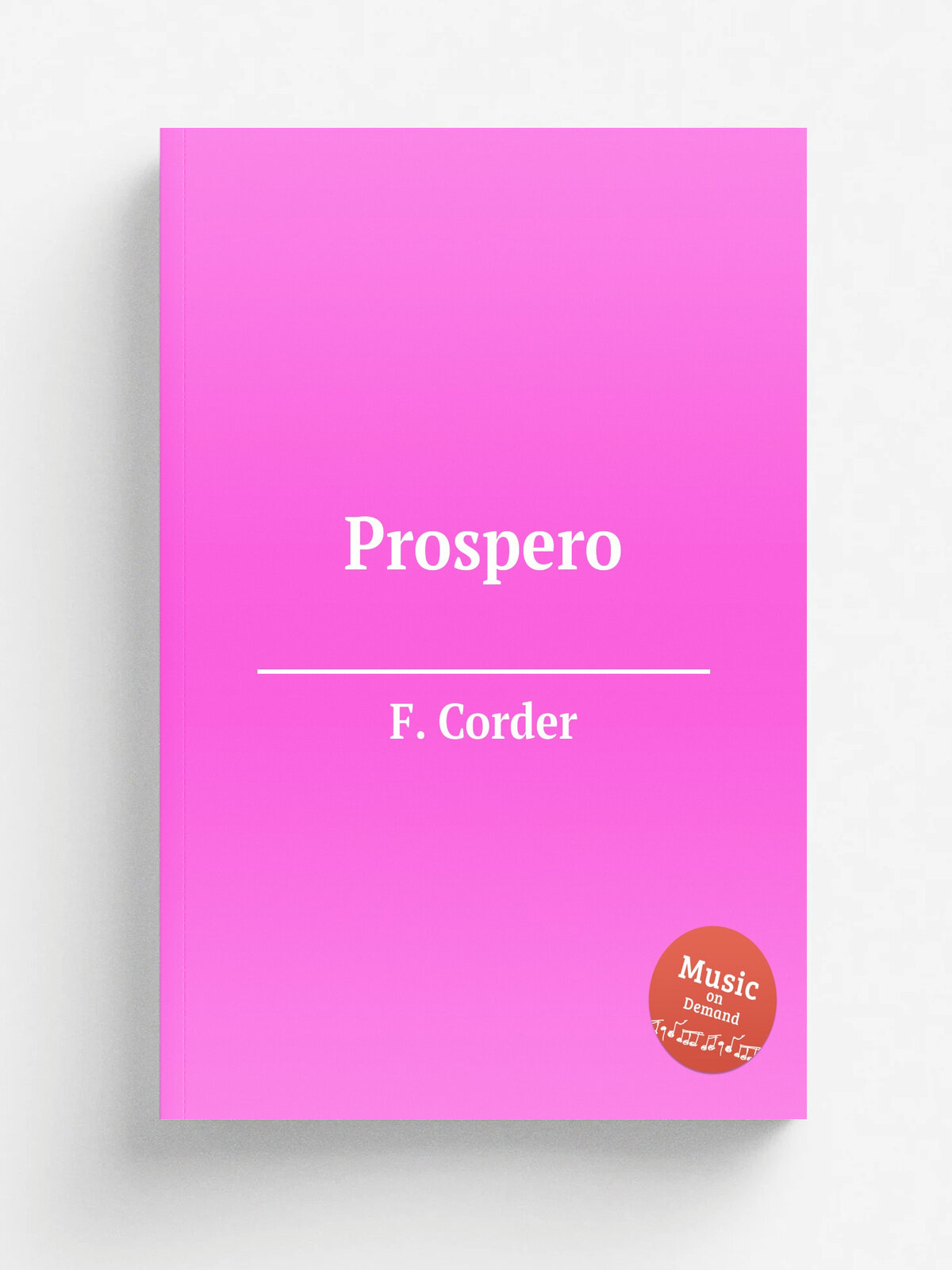 Prospero | F. Corder | Репринт